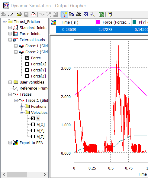 Solved Dynamic Simulation Thrust Friction Slip Resistance Autodesk Community