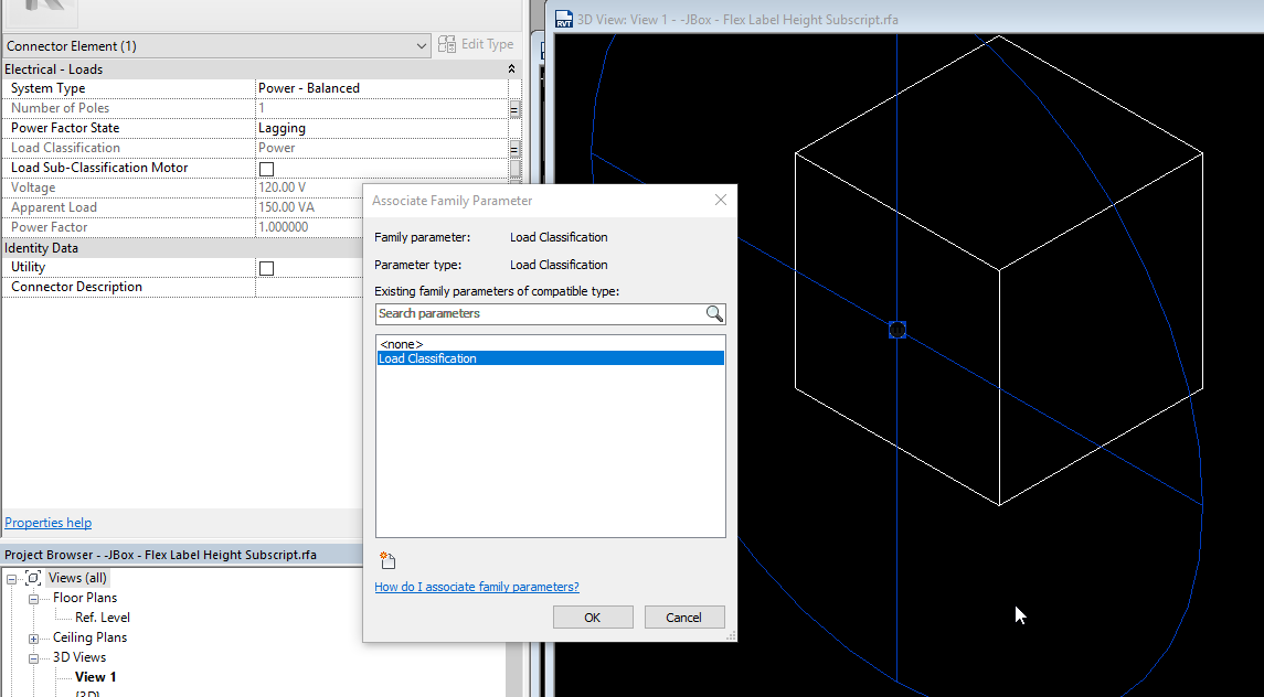 Solved: How to access load classification of a project from within a family? - Autodesk Community