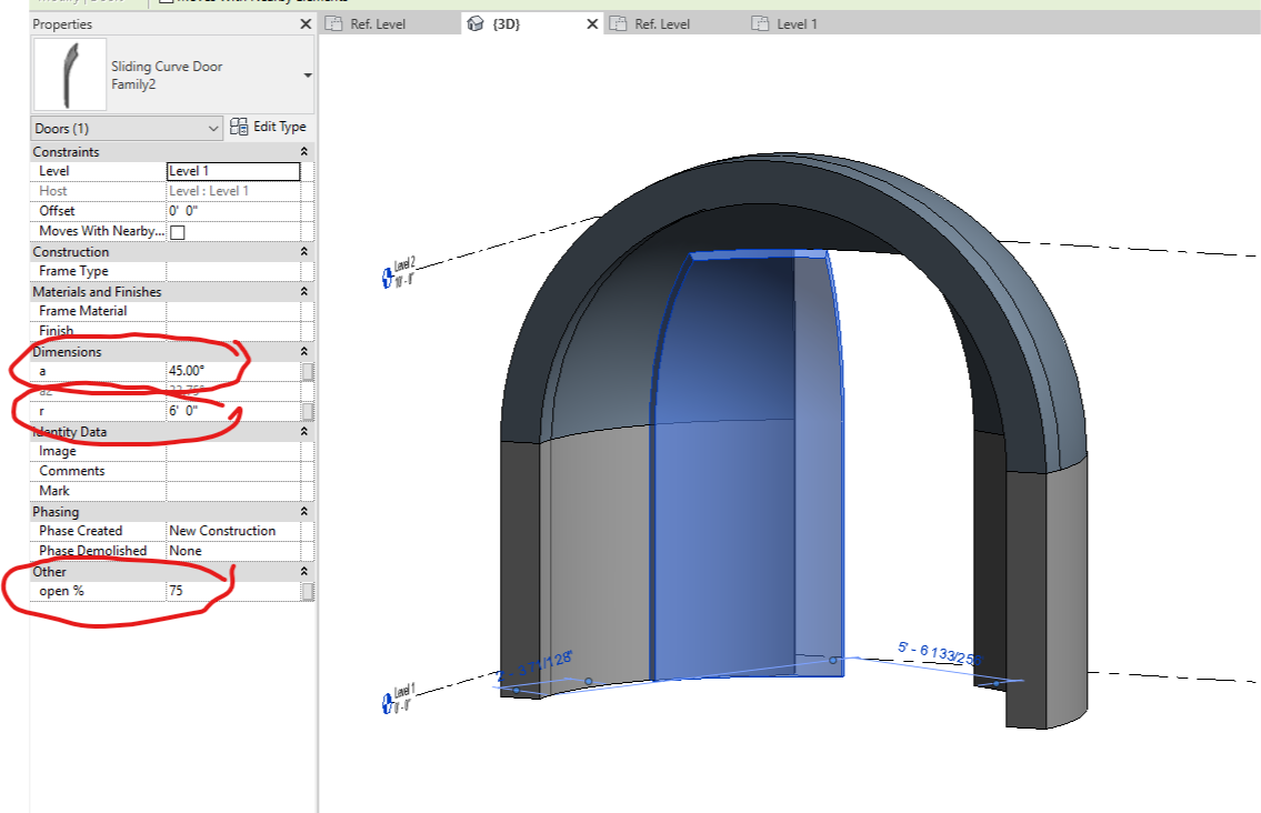 How to wrap door around curve - Autodesk Community