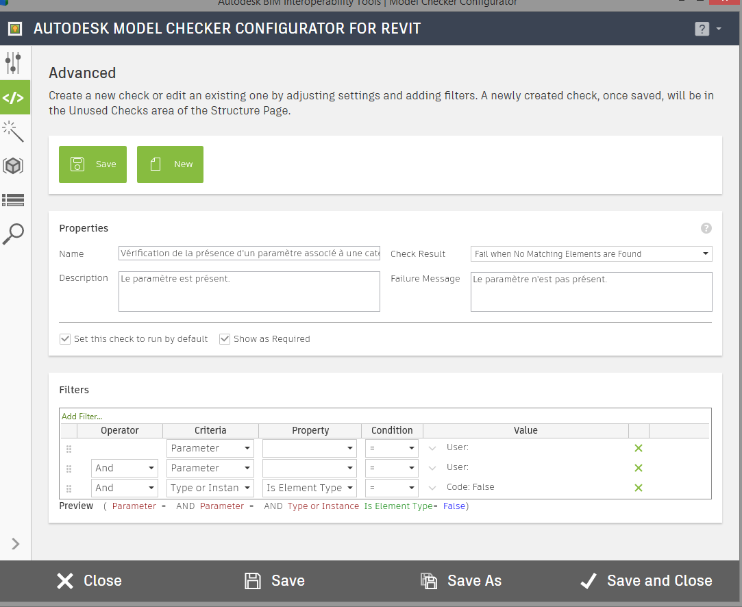Revit Model Checker - Material and parameter check - Autodesk Community