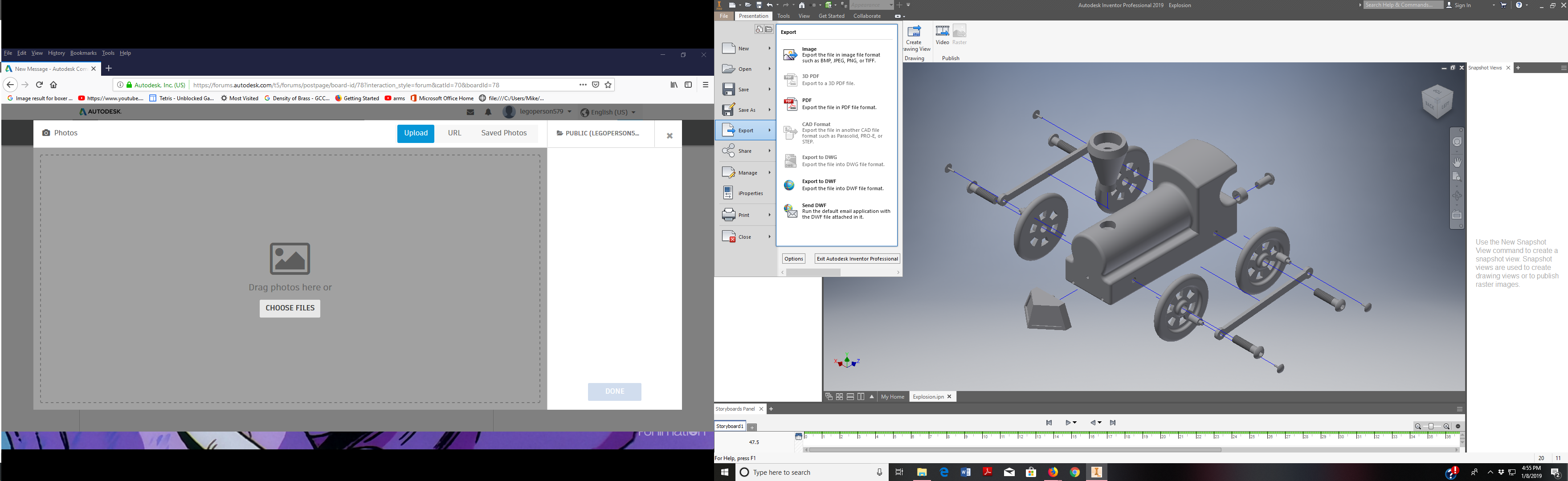 Solved: Inventor Pro 2019 Will not Let me Save to .step format ...