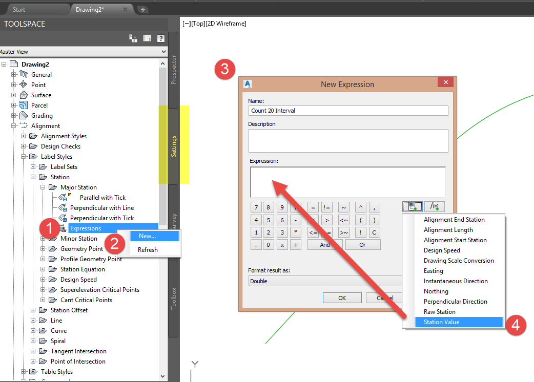 Change the Alignment Station Label Style - Autodesk Community