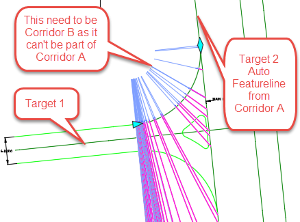 Solved: Corridor offset target multiple object problem - Autodesk Community