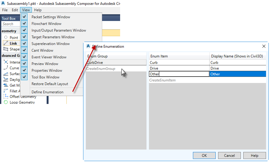 Solved: how create own type in subassembly composer - Autodesk Community