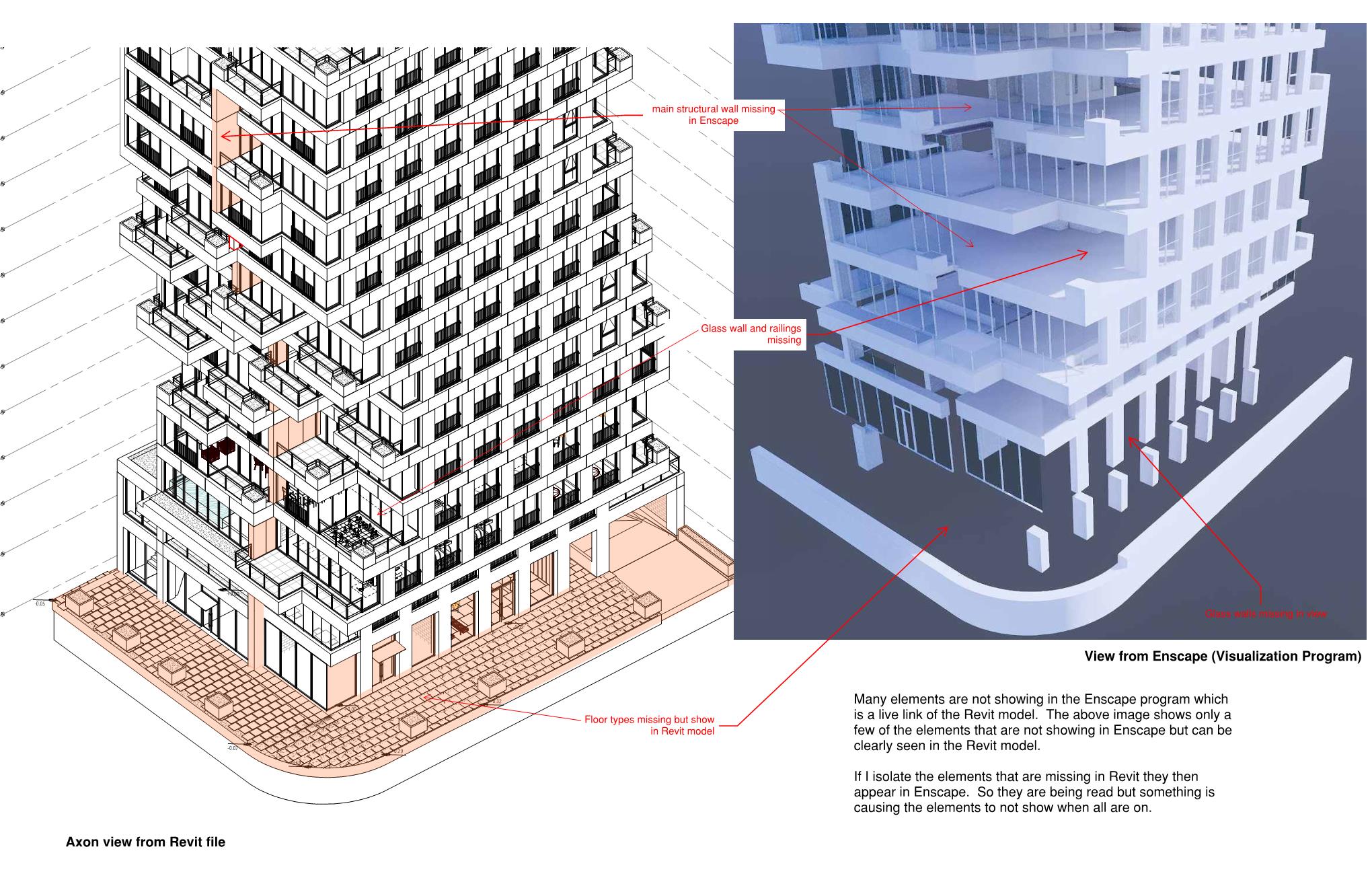 Revit Elements Do Not Appear In Add In Program Enscape Autodesk Community