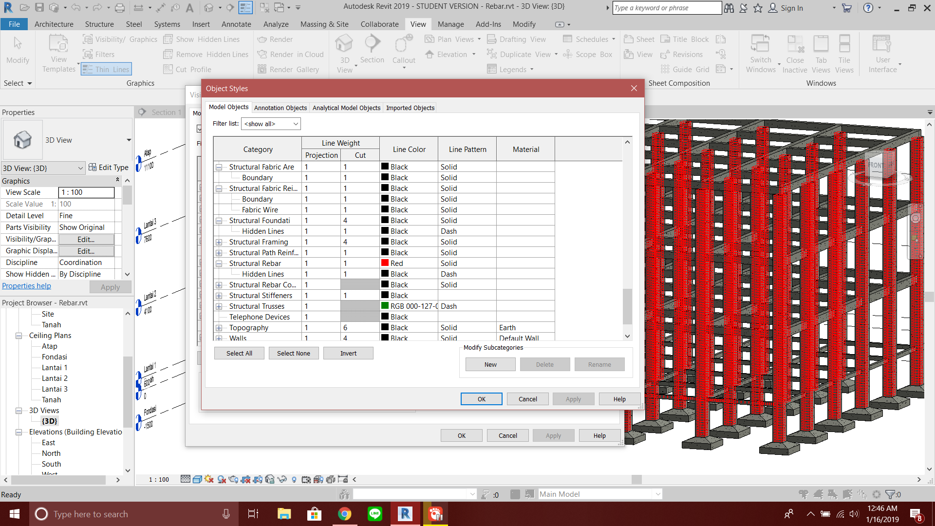Solved: Colouring rebar - Autodesk Community