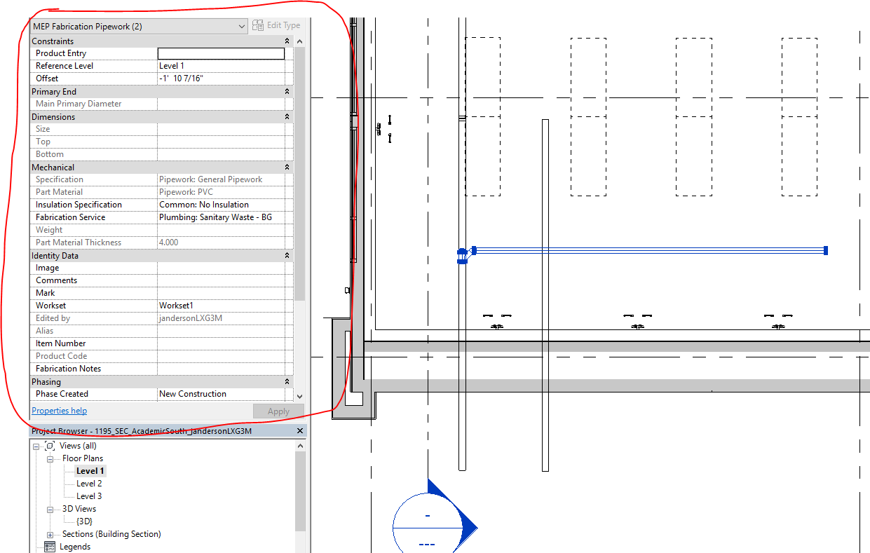 Solved: I cannot change slope on a connected fabrication pipe/part - Autodesk Community