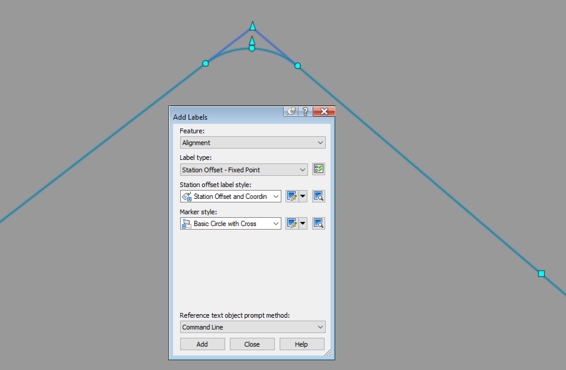 Adding point to alignment - Autodesk Community