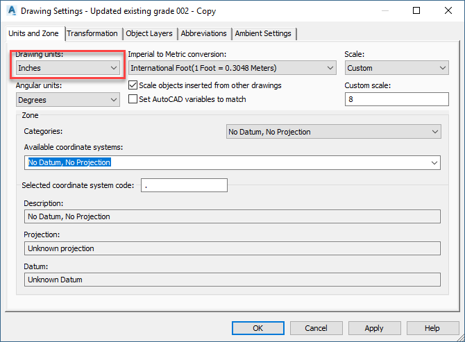 Surface Contours Are Not To Scale Autodesk Community