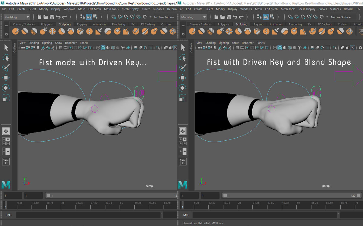Solved: Maya Blend Shapes with Driven Keys Problem - Autodesk Community