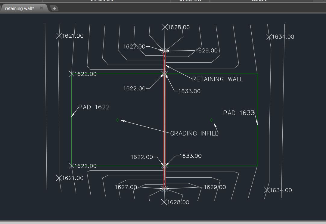 Solved: Grading around the retaining wall - Autodesk Community