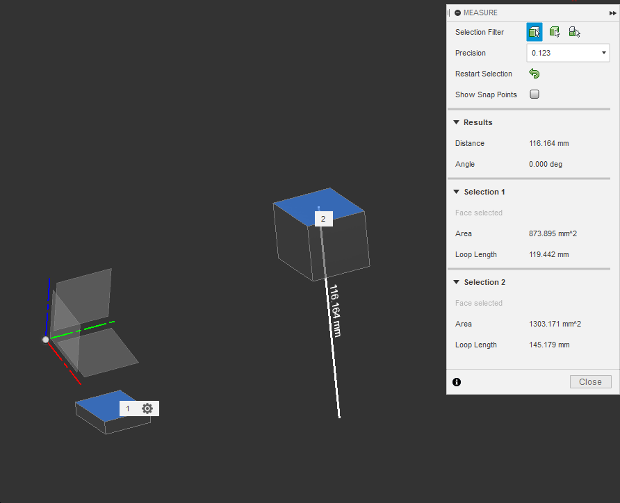 Measure/Inspect Improvement: Parallel Faces - Autodesk Community