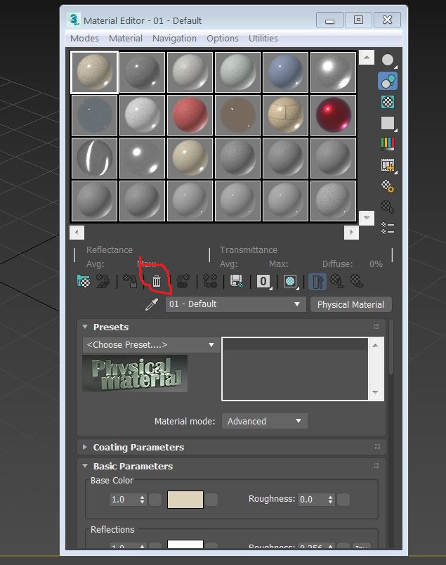 Solved: Cant reset material editor - Autodesk Community