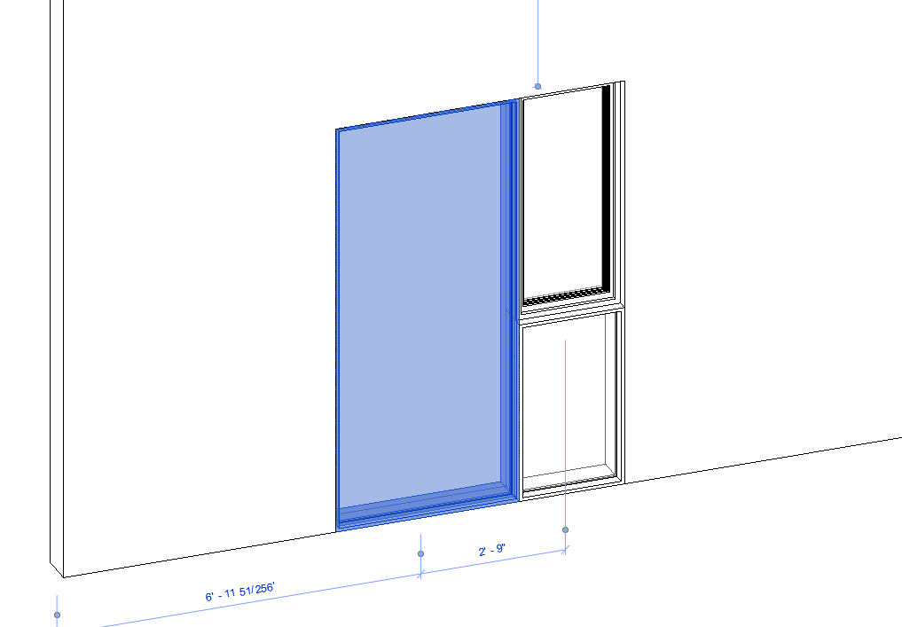 Solved: Combining three windows as one family - Autodesk Community