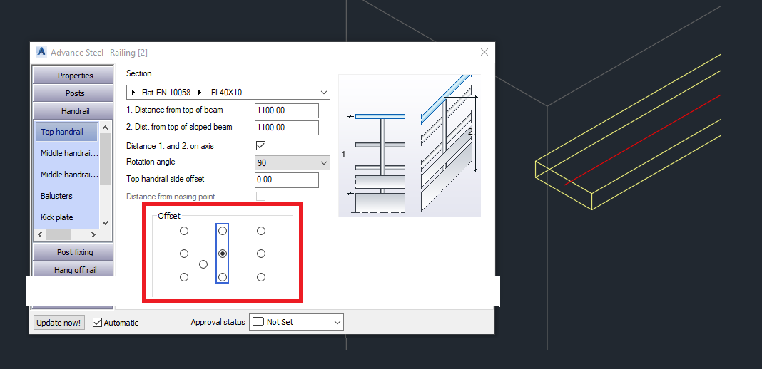 Railing Macro System Line Position Control - Autodesk Community