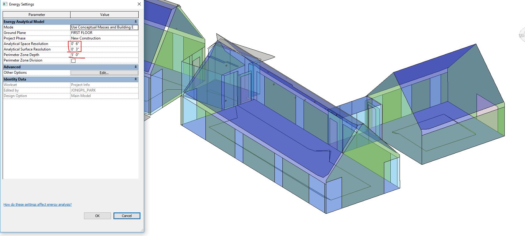 Large Analysis Surface Gap for Gable Roof - From Revit geometry to ...