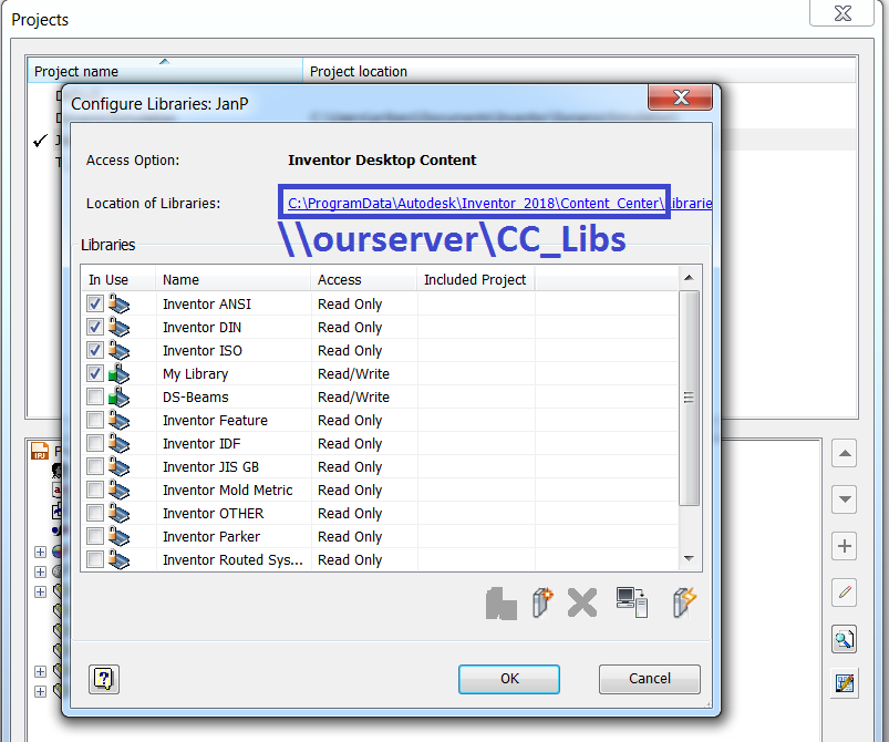 Solved: Content Center Library - Autodesk Community