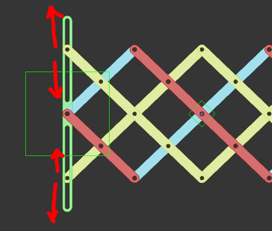 Scissor rig with 2 sliding legs - Autodesk Community