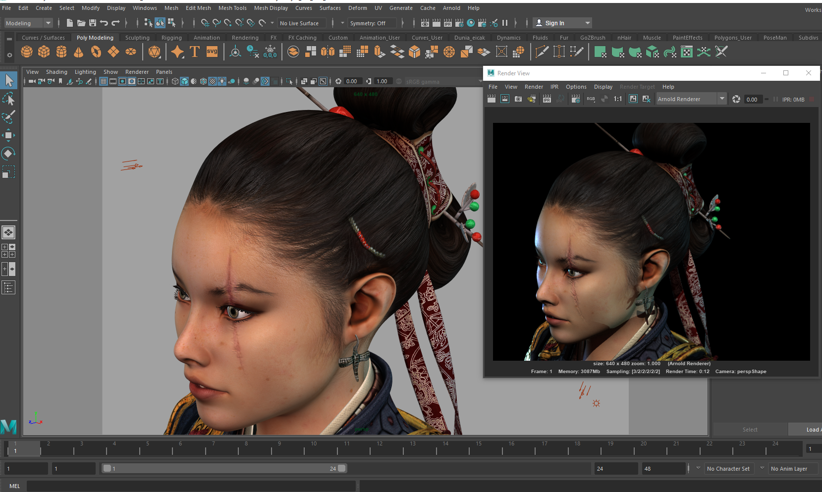 Arnold Render Maya Render All Black — Polycount