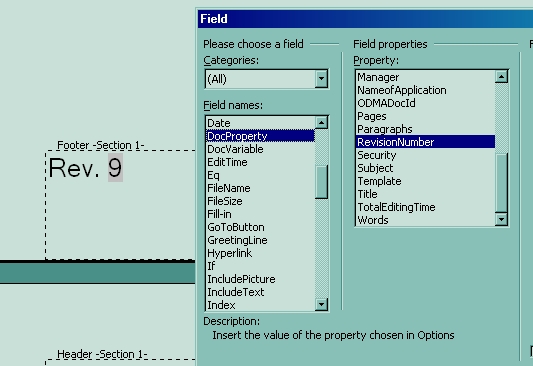 Automatic Revision Updates in MS Office Documents - Vault 2011 ...