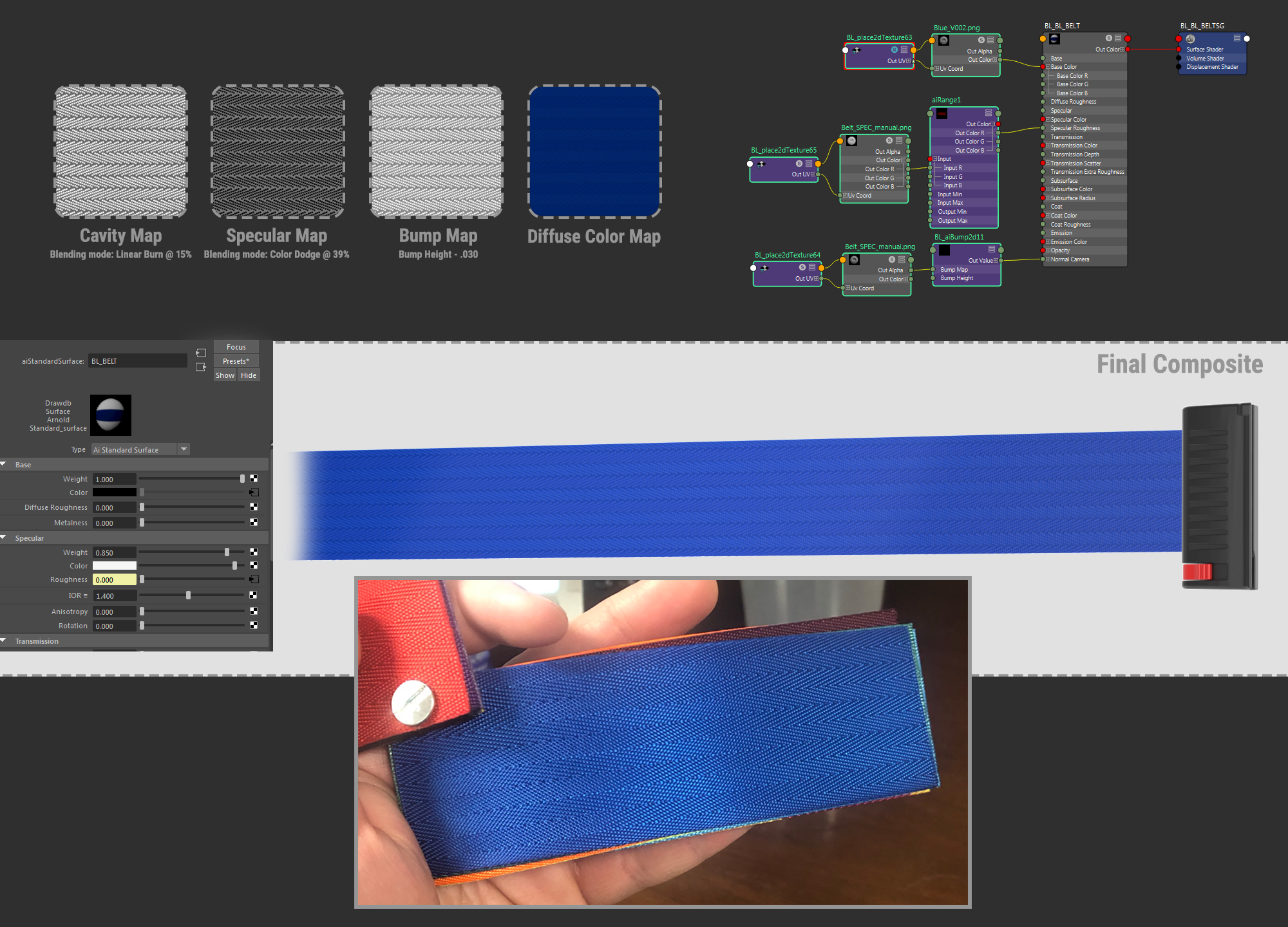 Arnold Rendering: Advice on rendering Belts - Autodesk Community