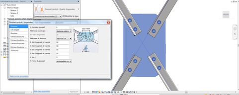 Résolu : Connexion gousset central 4 diagonales - Autodesk Community