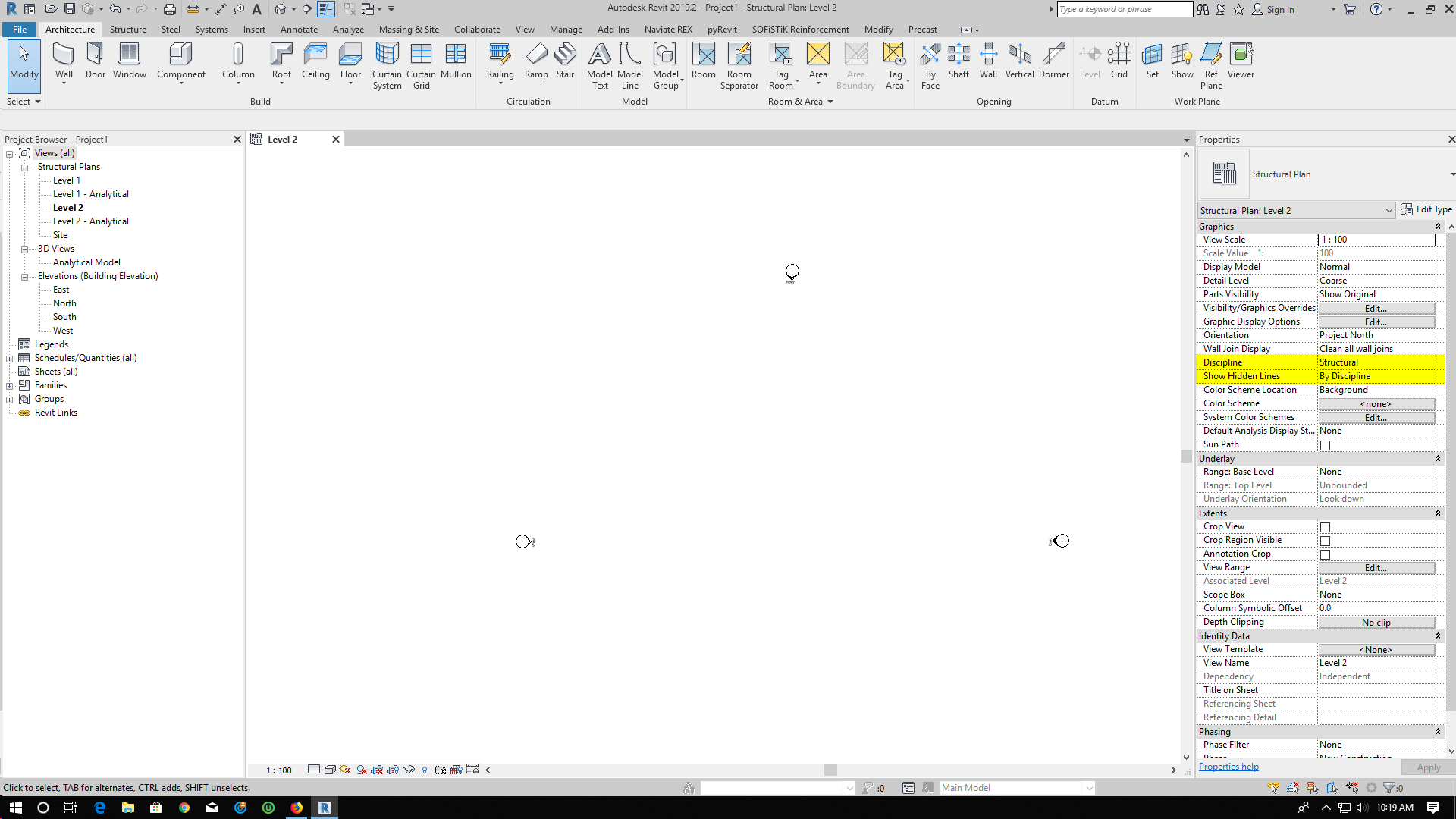 Arch Link and Structural Column Visibility (Link Underlay) - Autodesk ...