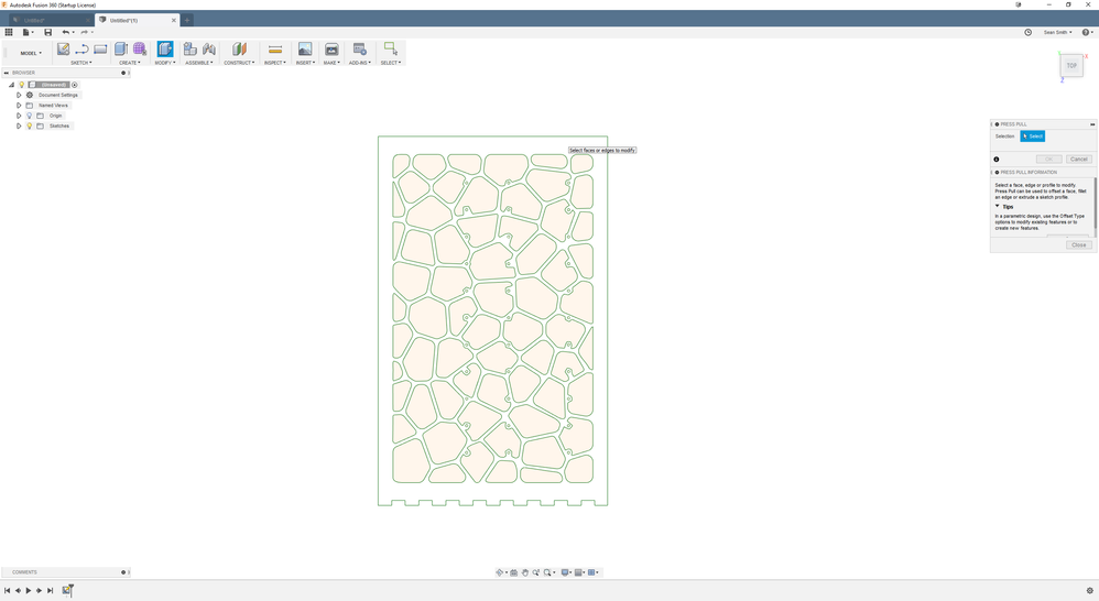 Solved Trying To Extrude Dxf Created In Inkscape Autodesk Community