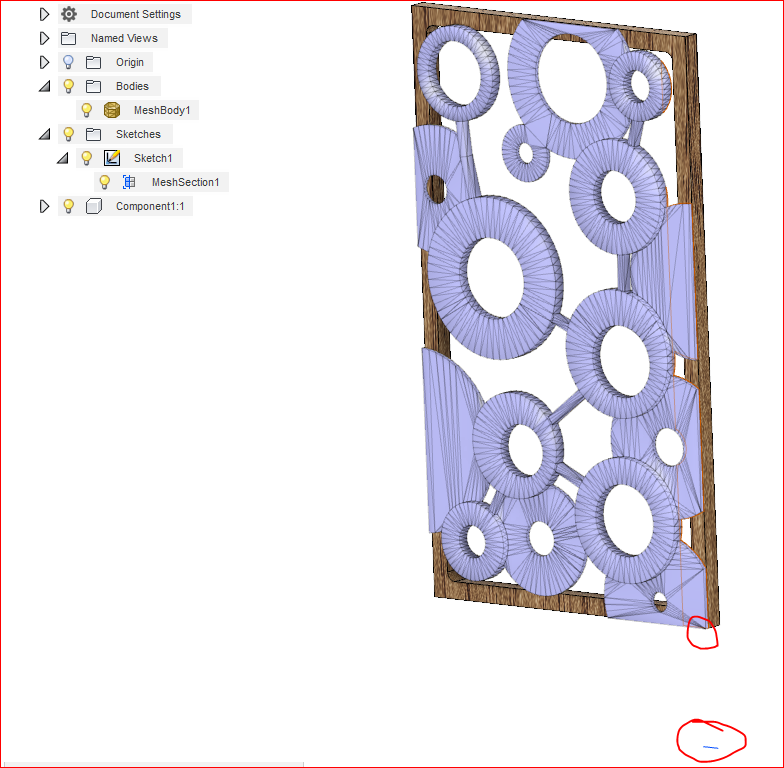 Solved: How to align meshbody and regular component / body - Autodesk Community