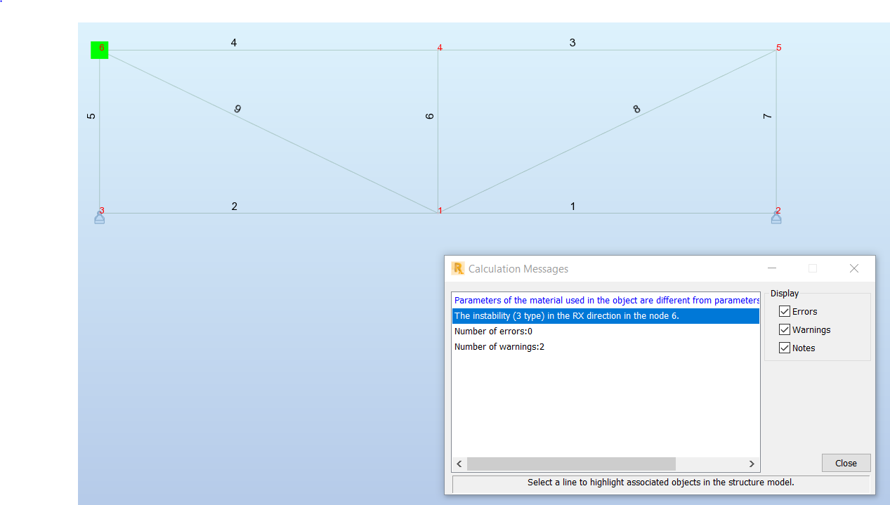 Solved: Instability (type 3) warning- tried intersecting bars ...