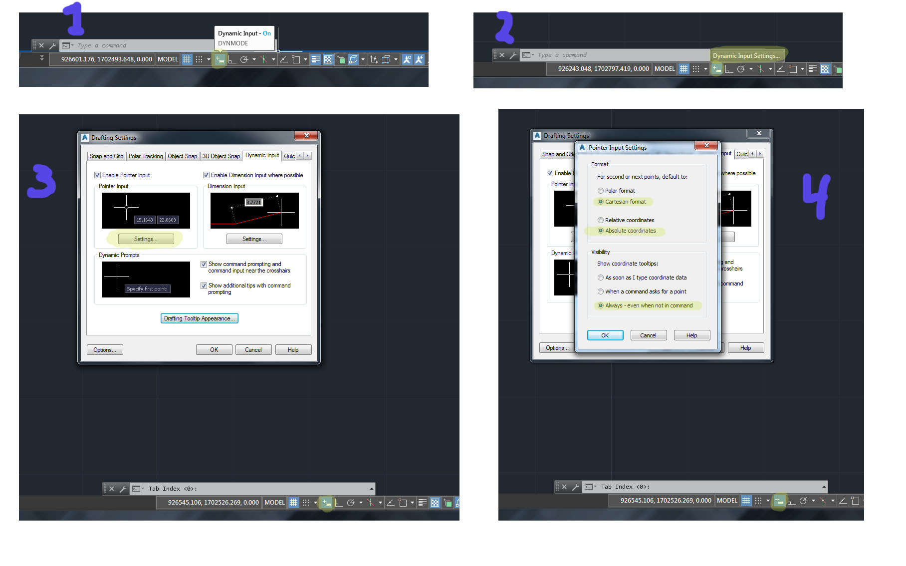 Solved: COMO ACTIVAR PARA QUE LOS COMANDOS QUE ESCRIBES APARESCA EN EL CURSOR - Autodesk Community