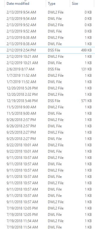 Solved: AutoCAD 2018 freezes, creates .dwl .dwl2 files and locks files ...