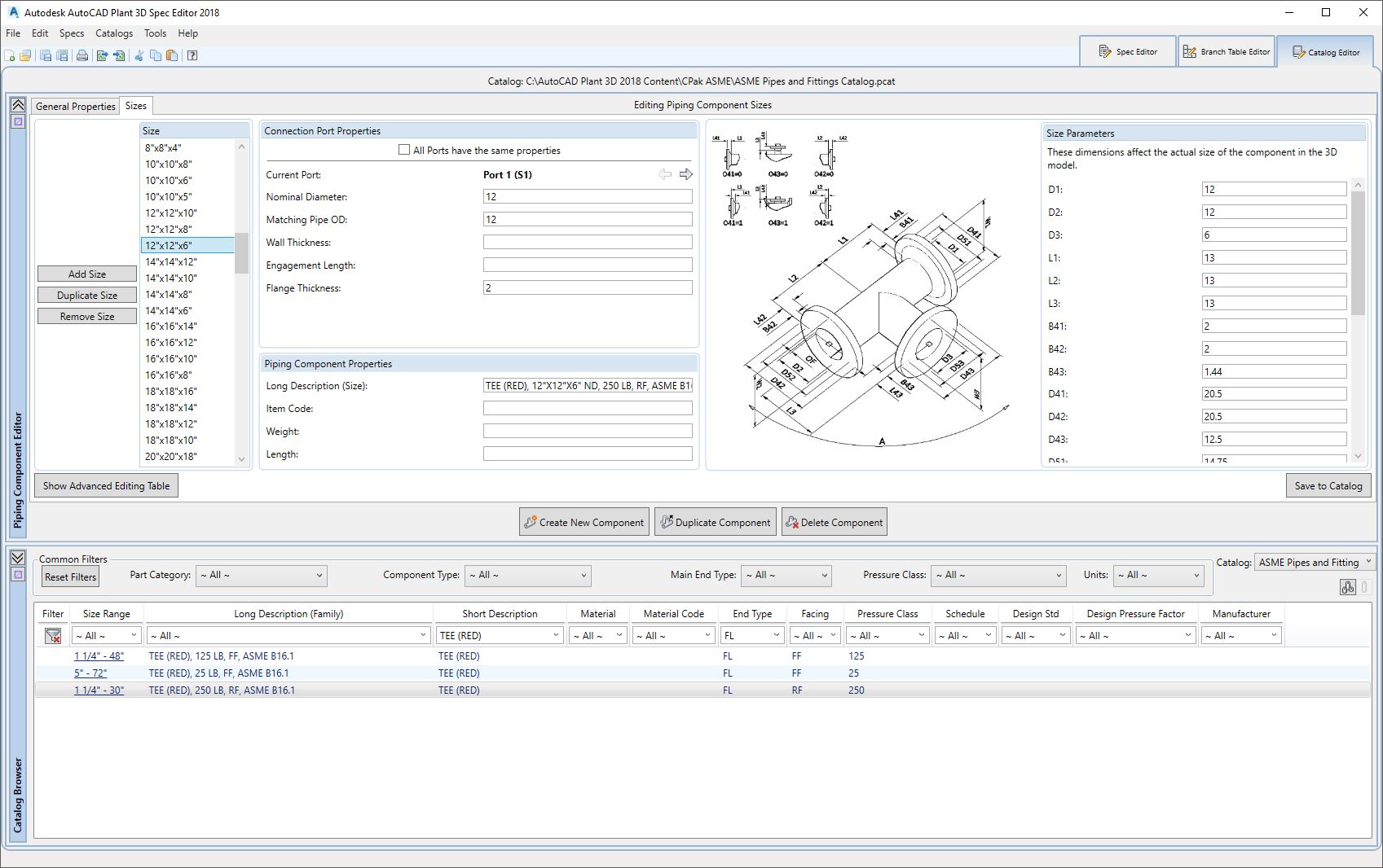 Solved: Flanged tee with reduced branch - Autodesk Community
