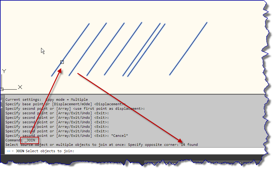Solved: perform multiple JOIN commands at once on unrelated lines - Autodesk Community