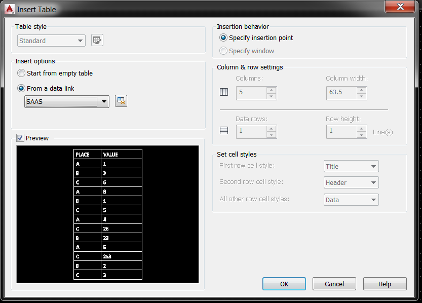 HOW TO FILTER DATA TABLE IN DWG LIKE IN EXCEL - Autodesk Community