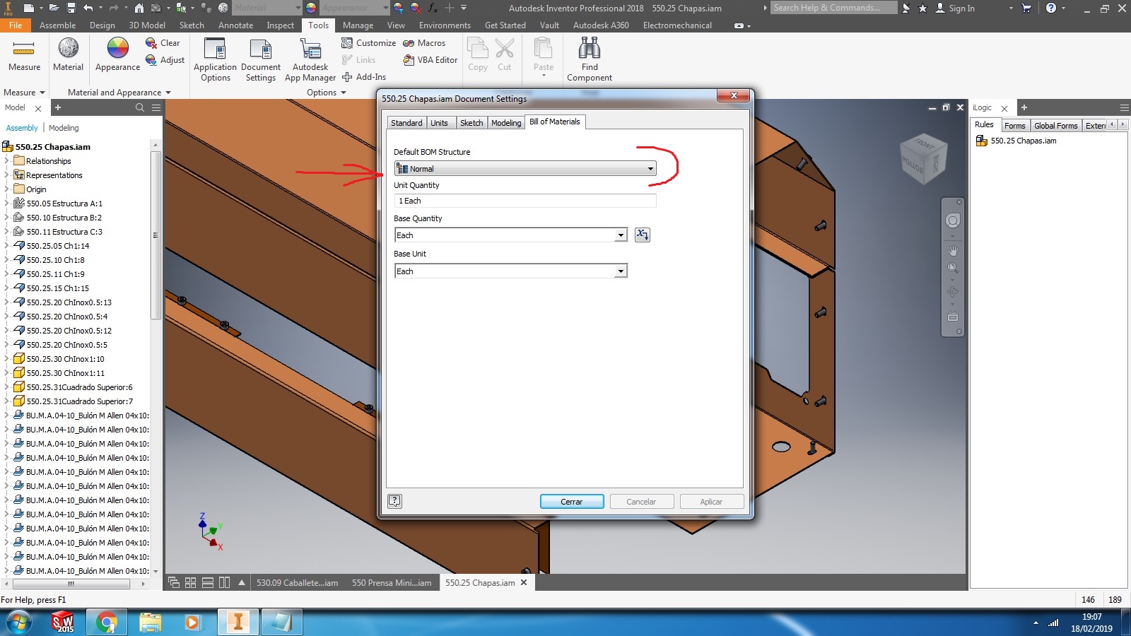 Solved: Retrieve File Name (Local), BOM Structure, File Name (Full) for all Occurrences ...