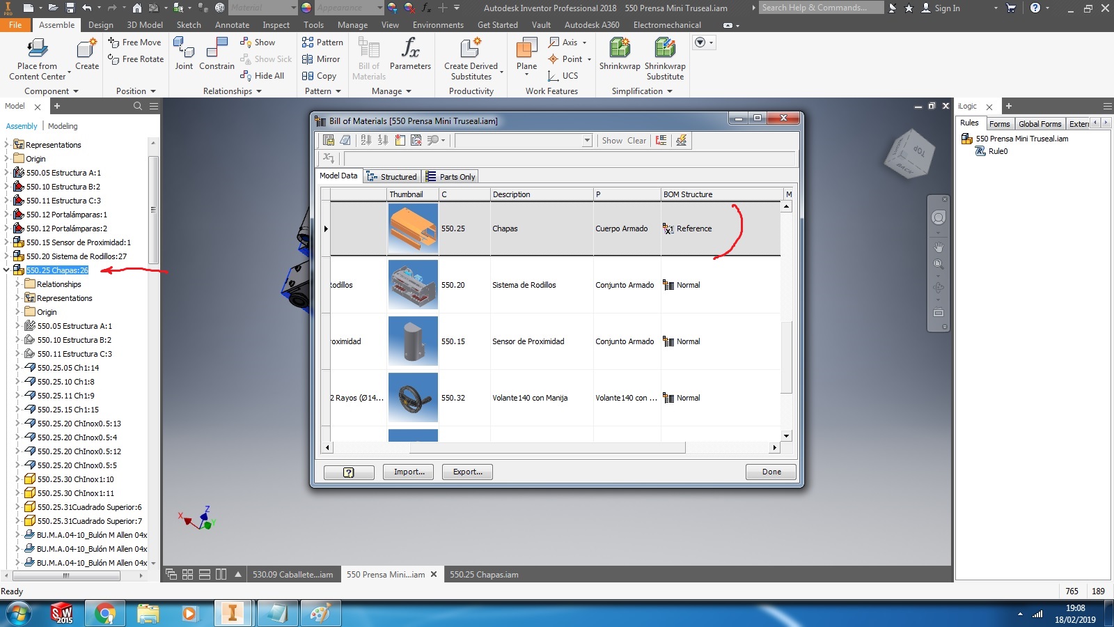 Solved: Retrieve File Name (Local), BOM Structure, File Name (Full) for all Occurrences ...