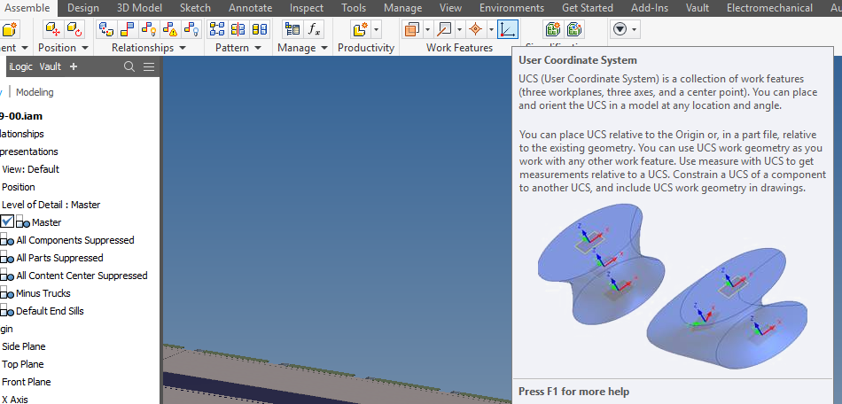 Moving UCS to point on assembly drawing??? - Autodesk Community