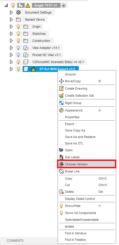 Solved: changing subassembly version in larger assembly - Autodesk Community