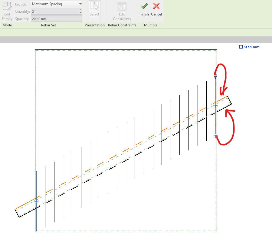 Solved: "Maximum spacing" bars diagonally placed - Autodesk Community