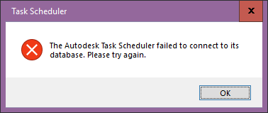Task Scheduler 2019 not responding in Windows 10 - Autodesk Community