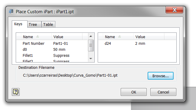Solved: Ipart with Custom parameter saves parts in the workspace - Autodesk Community