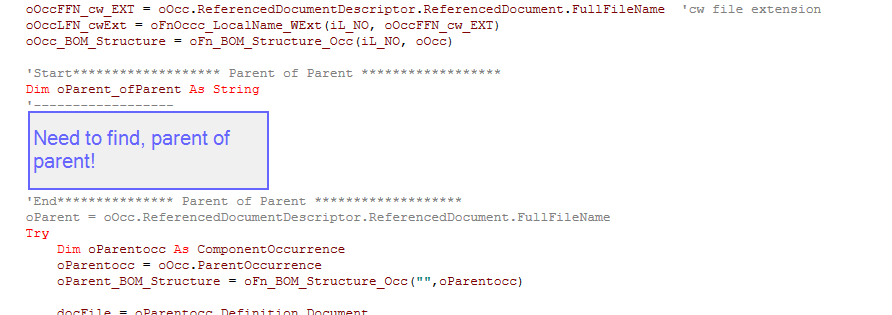 Solved: To Retrieve Parent, Parent of Parent etc for phantom sub-assemblies - Autodesk Community