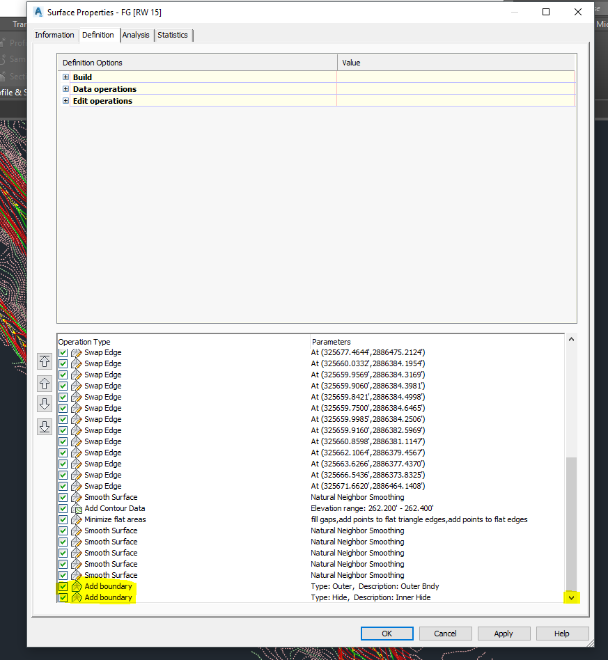 Solved Add Boundary To Surface Triangulates Outside Boundary Autodesk Community