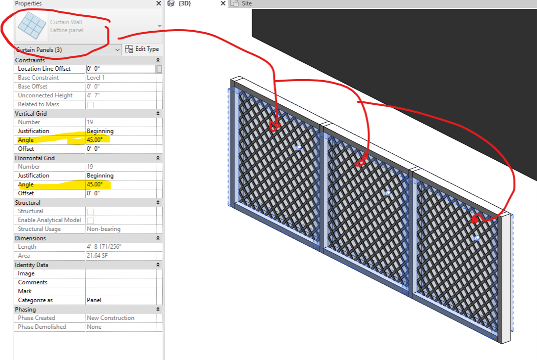 Trouble with lattice work in the parametric window - Autodesk Community