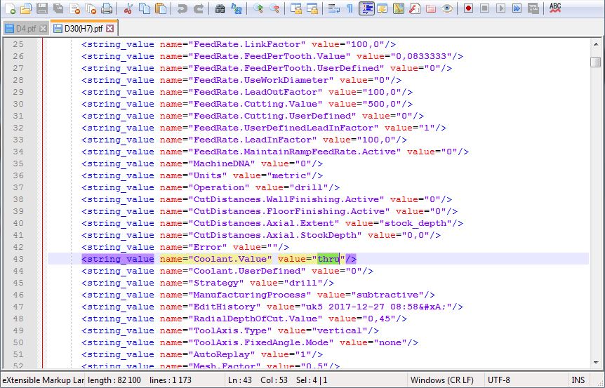 Solved: Editing files "ptf" using a text editor - Notepad ++ - Autodesk Community