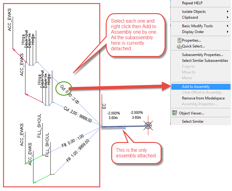 Using the OverlayWidenMatchSlope1 subassembly with conditional subs - Autodesk Community