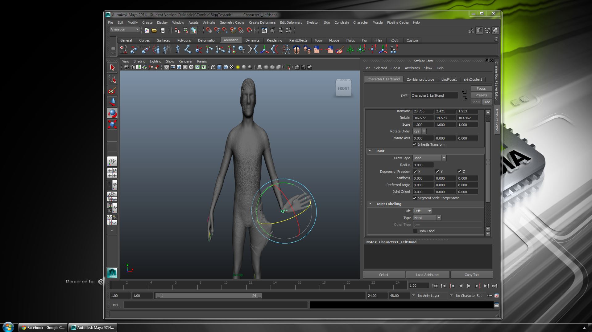 Mesh acts weird while posing the rig after smooth-binding... - Autodesk ...