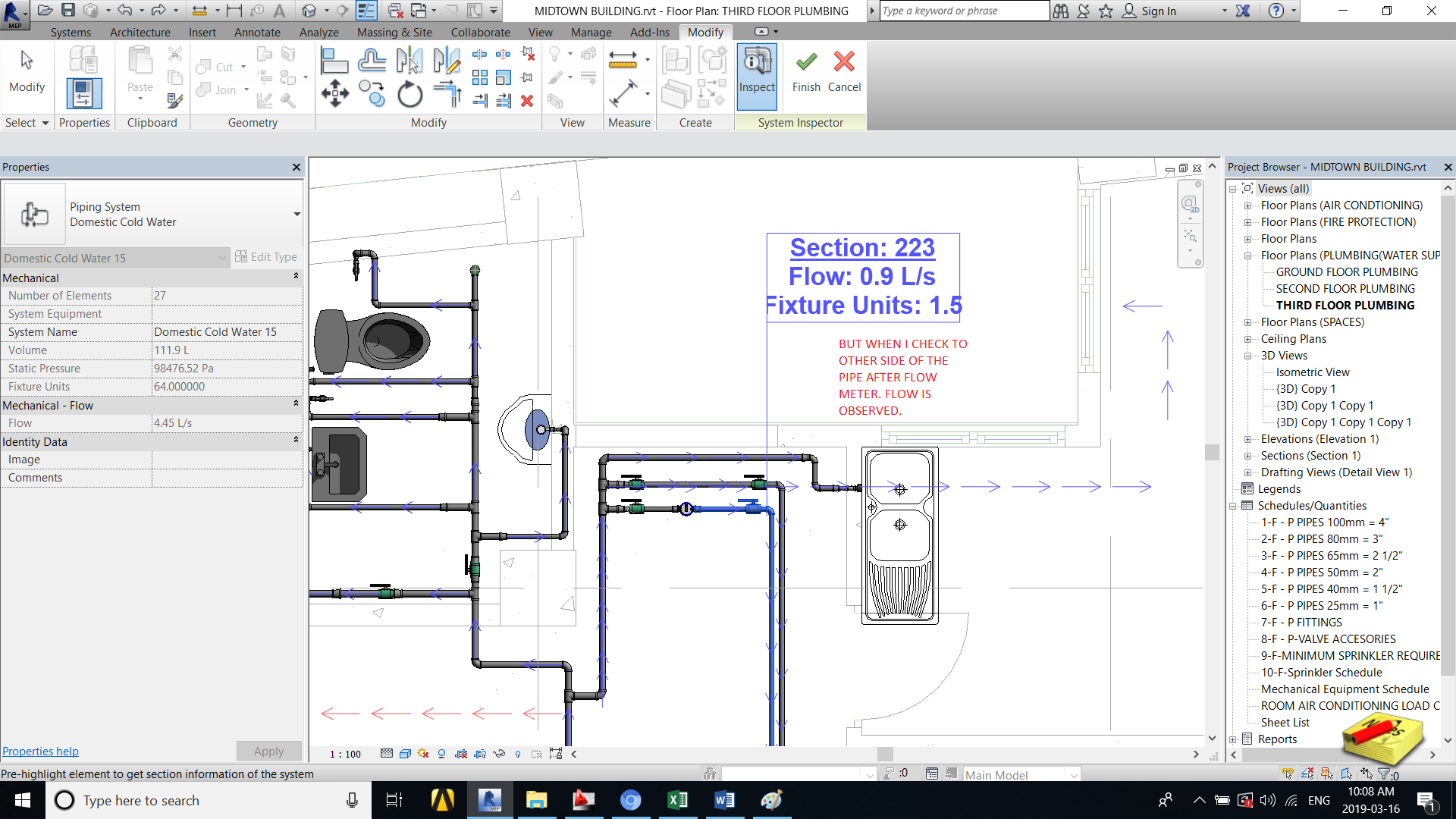 Water meter installed no flow detected - Autodesk Community
