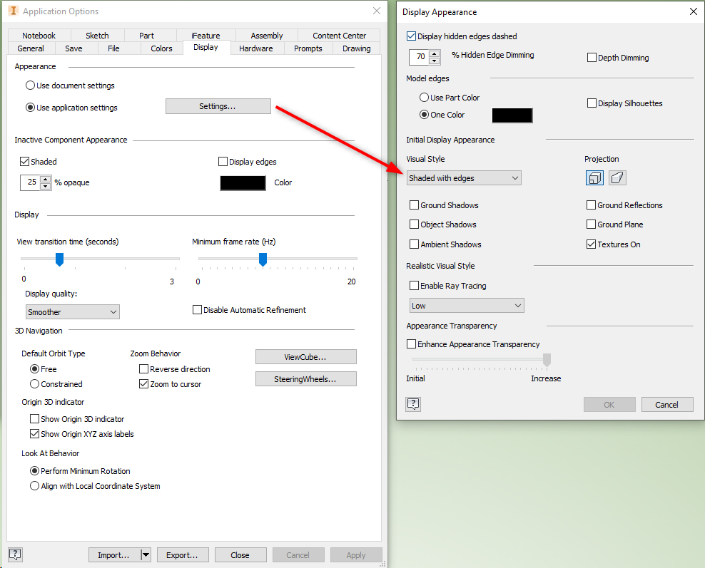 Solved: Seeing Edges as Default - Autodesk Community